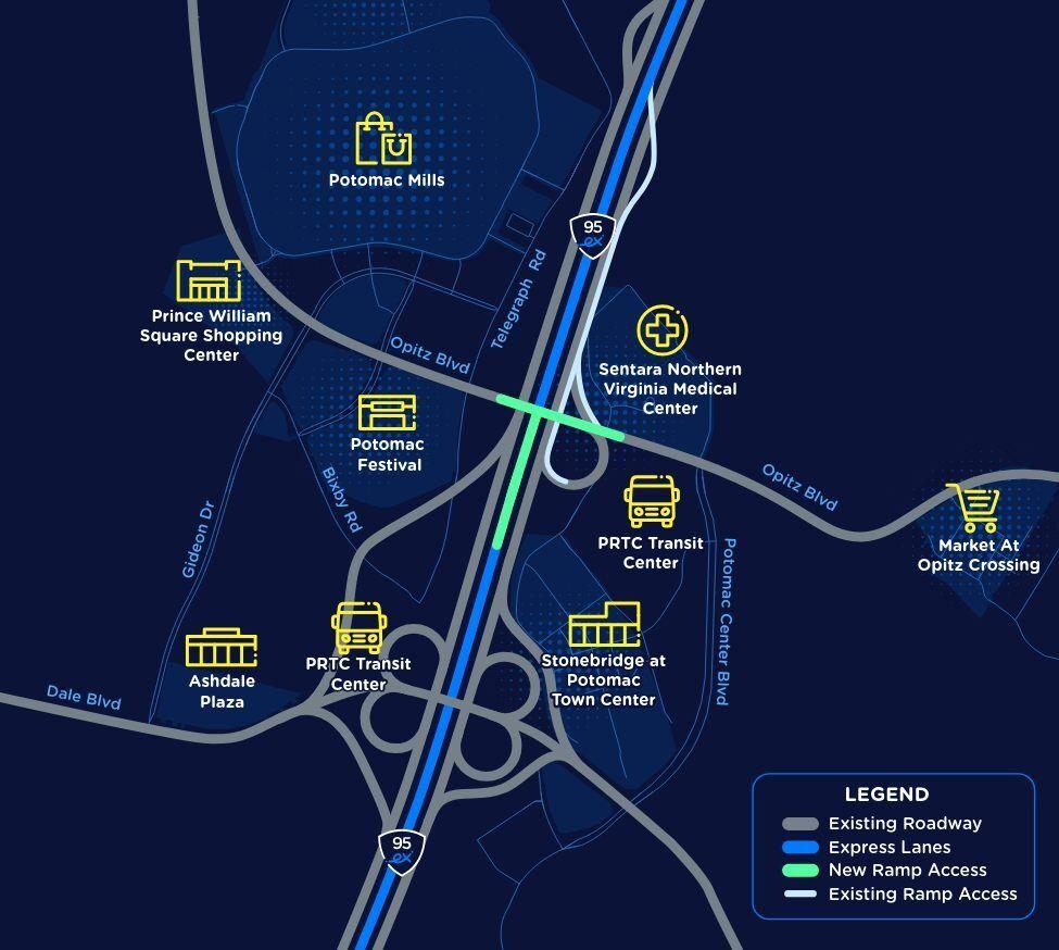 Opitz access 95 Express Lanes access point opens next week | Headlines ...