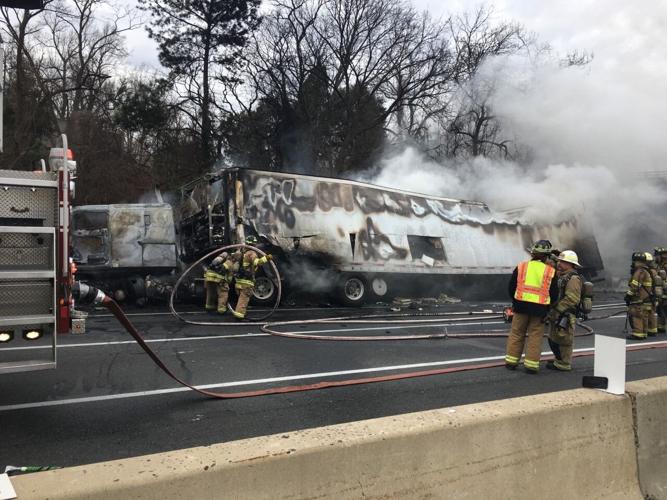Capital Beltway closed for hours as tractor-trailer burned | Headlines ...