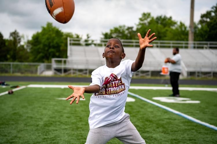PHOTOS: Greg Stroman, Tim Settle hosted football camp at Unity Reed ...