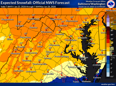 Winter storm warning issued for Northern Virginia | Headlines ...
