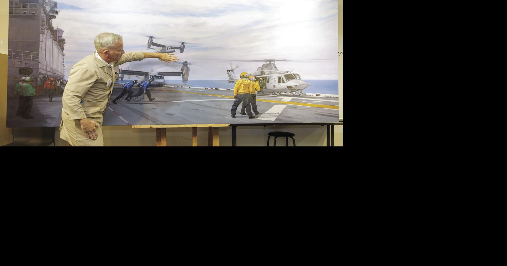 Museum’s artist portrays the story of Marine Corps | Headlines ...