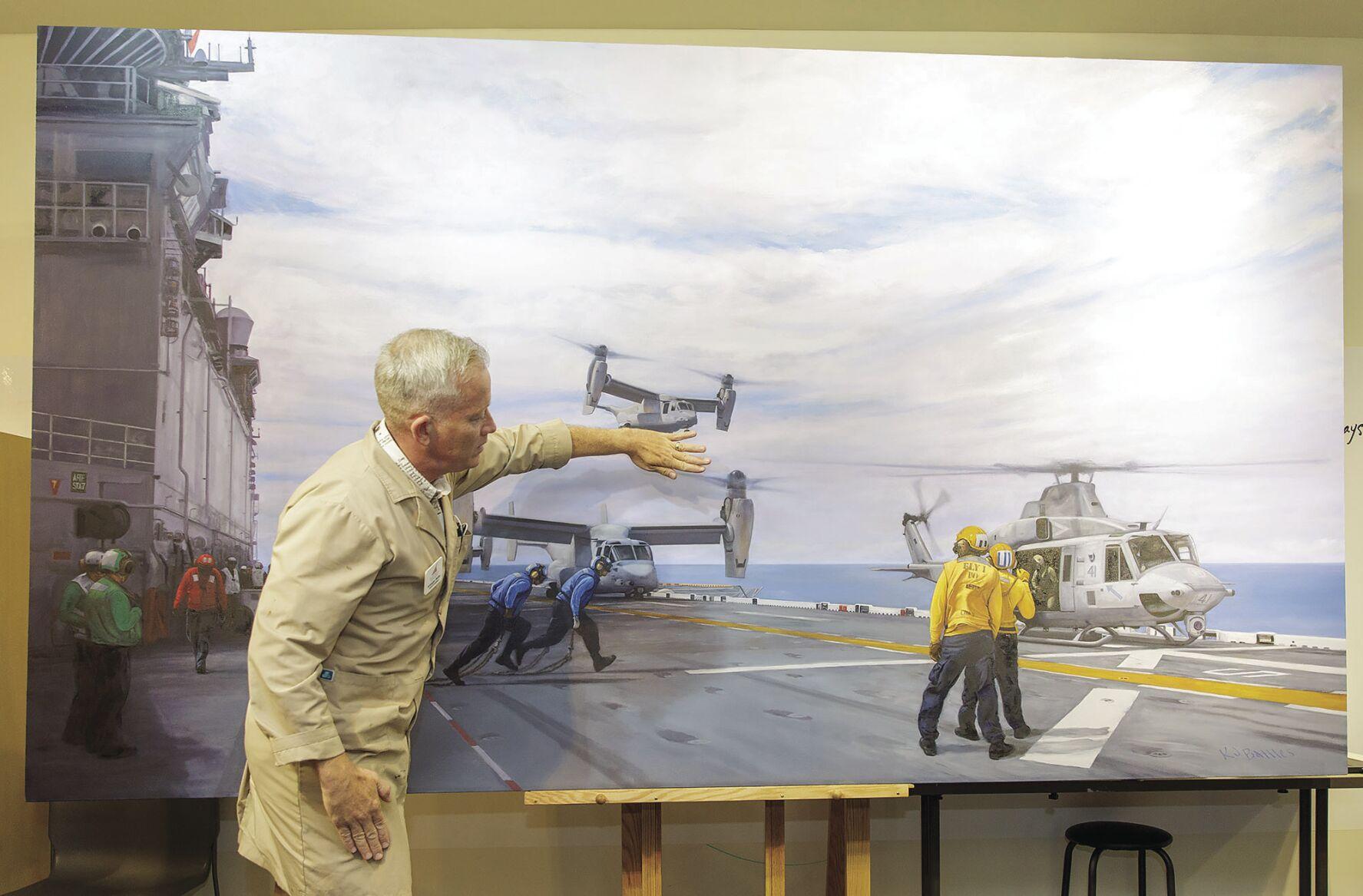 Museum’s artist portrays the story of Marine Corps | Headlines ...