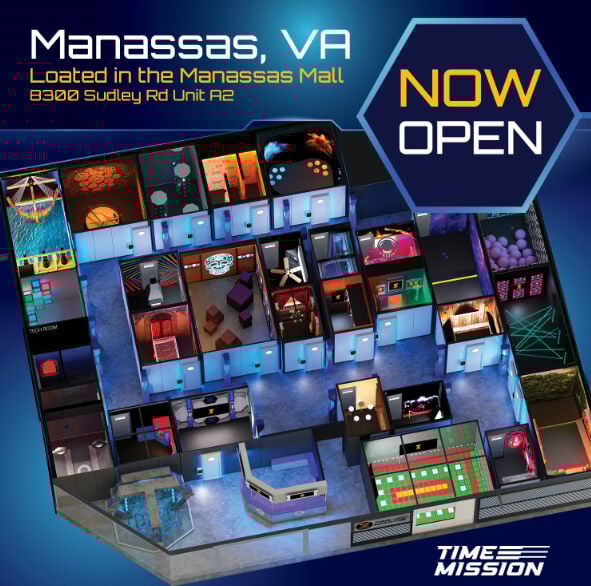 Time Mission social gaming opens at Manassas Mall | Headlines ...