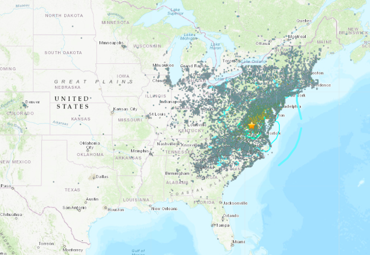 Ten years ago: Major earthquake strikes Virginia; felt across the East ...