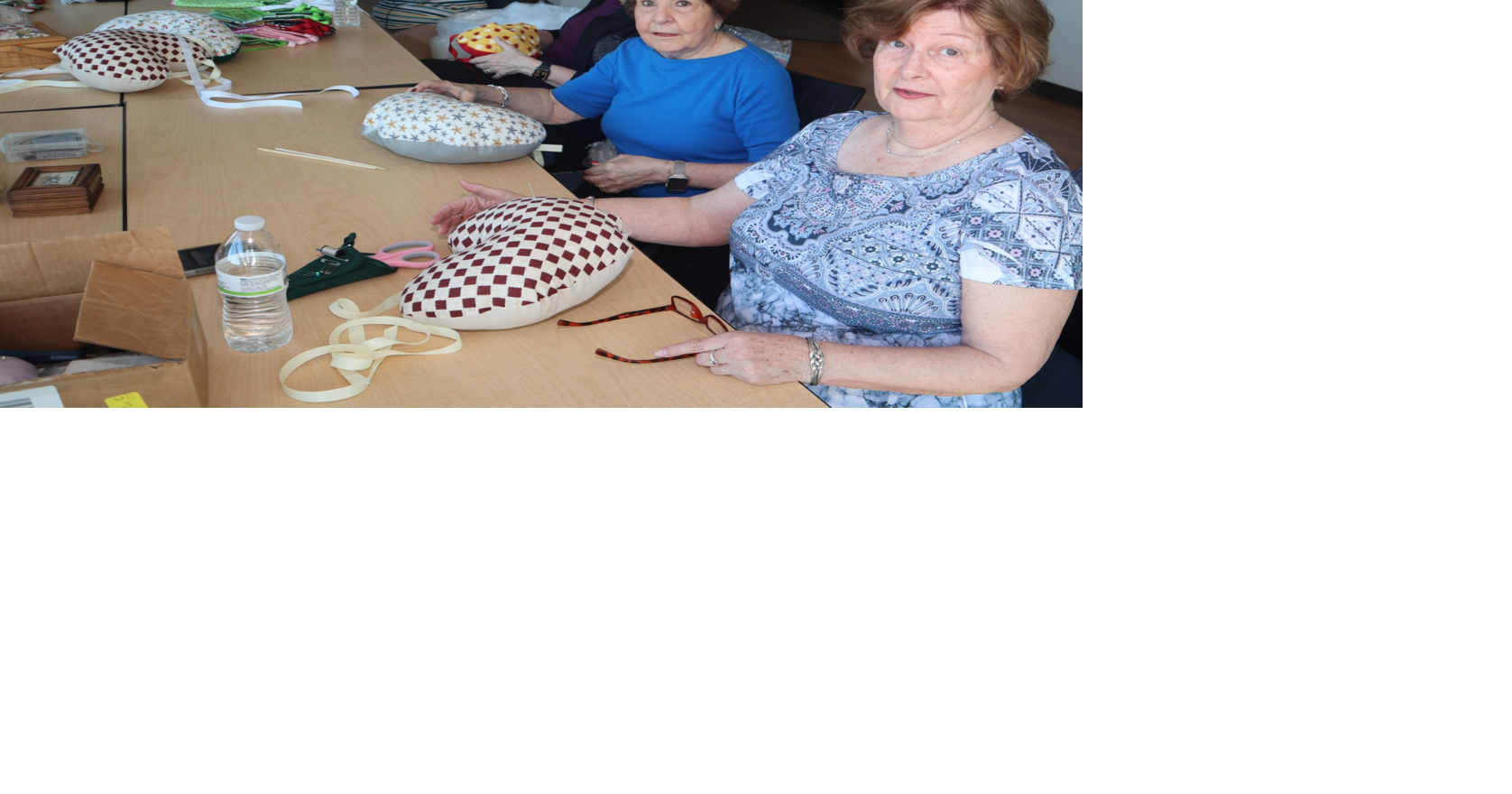 Woodbridge Woman’s Club pillow-making project brings comfort to Sentara cancer survivors ...