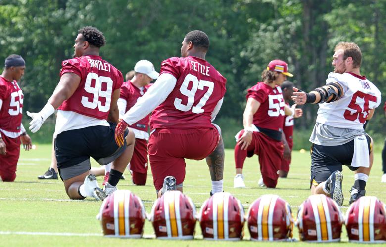 PHOTOS: Greg Stroman, Tim Settle and Redskin teammates at OTA's ...