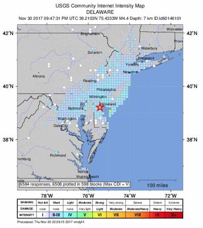 Earthquake in Delaware felt in D.C. metro | News | insidenova.com
