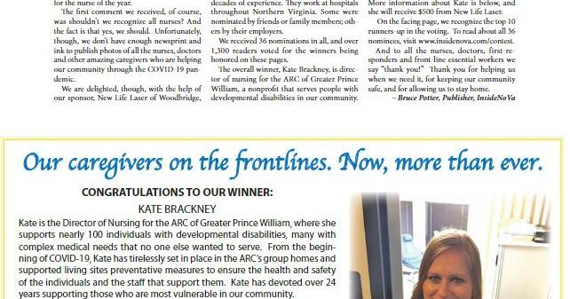 Kate Brackney named nurse of the year in contest sponsored by New Life ...