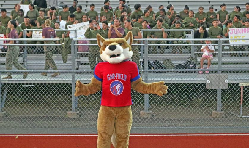IN PHOTOS: A view from inside Gar-Field's mascot | Sports | insidenova.com