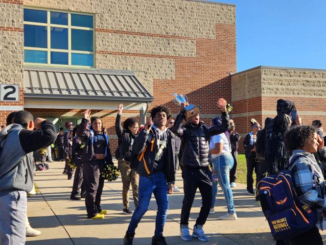 Winning spirit: Students rally at Freedom High School as football team ...