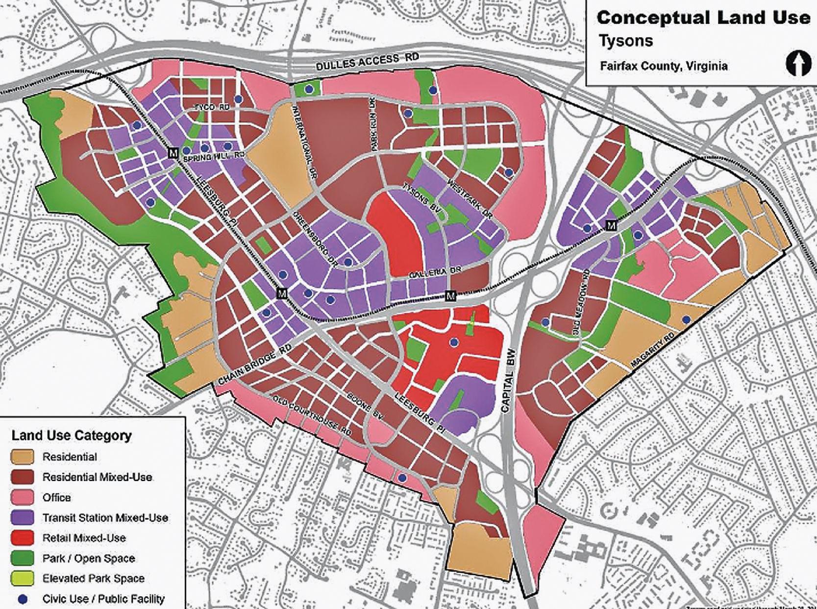 Athletic fields still bone of contention as Tysons plan is updated ...