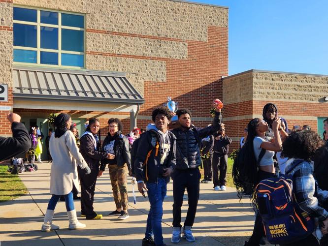 Winning spirit: Students rally at Freedom High School as football team ...