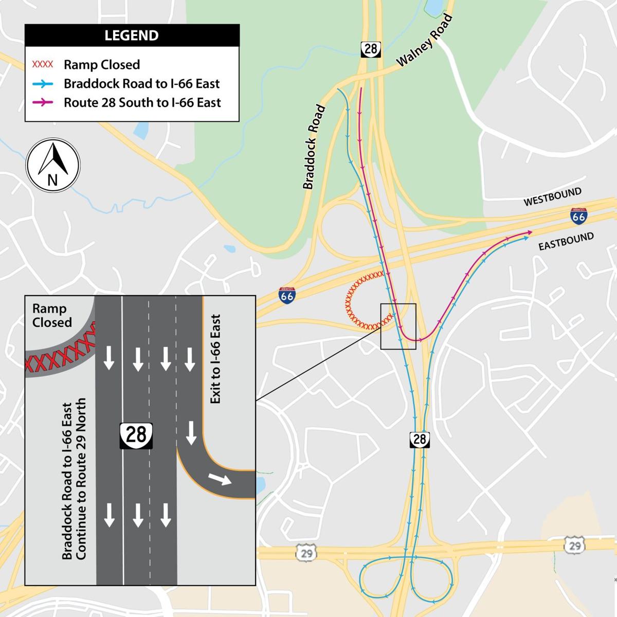 New ramp from Route 28 to I-66 set to open Saturday | Headlines ...