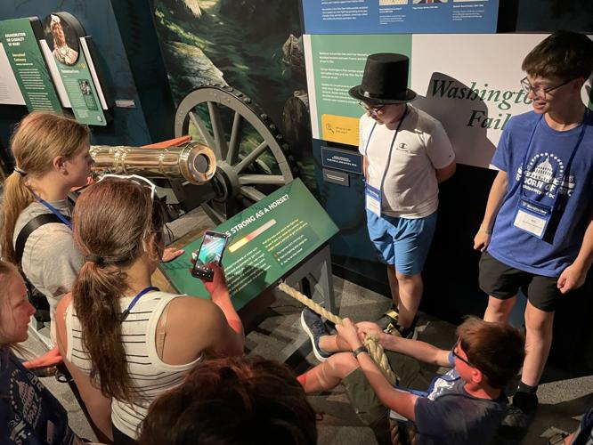 A look inside the new exhibit space at George Washington's Mount Vernon ...