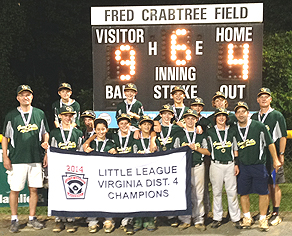 Great Falls Majors win District 4 Little League baseball tourney ...
