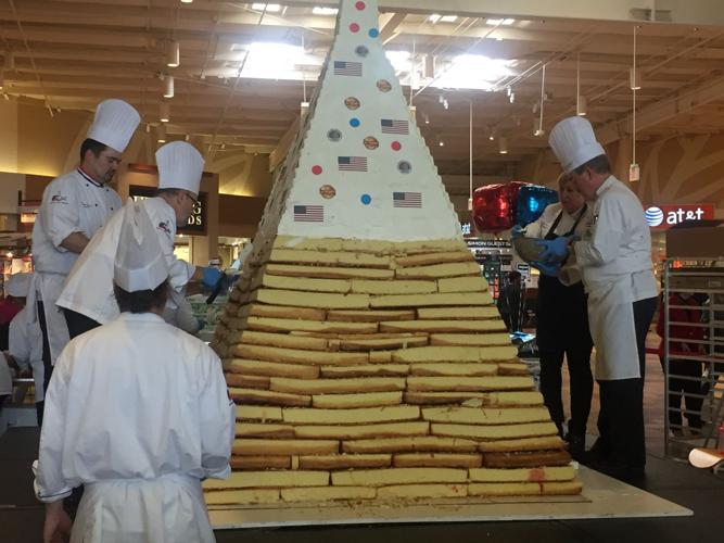 Stratford University breaks record for world's tallest pyramid cake ...