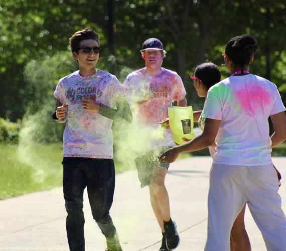 IN PHOTOS: Color Run, 25th anniversary at Forest Park High School ...