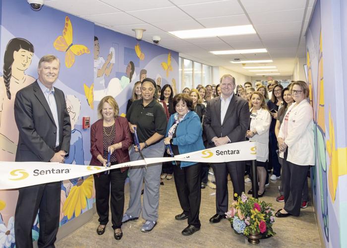 Mural by local artist greets employees at Sentara in Woodbridge ...