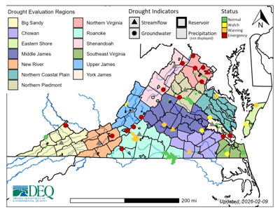 Northern Virginia remains under drought warning advisory | Prince ...