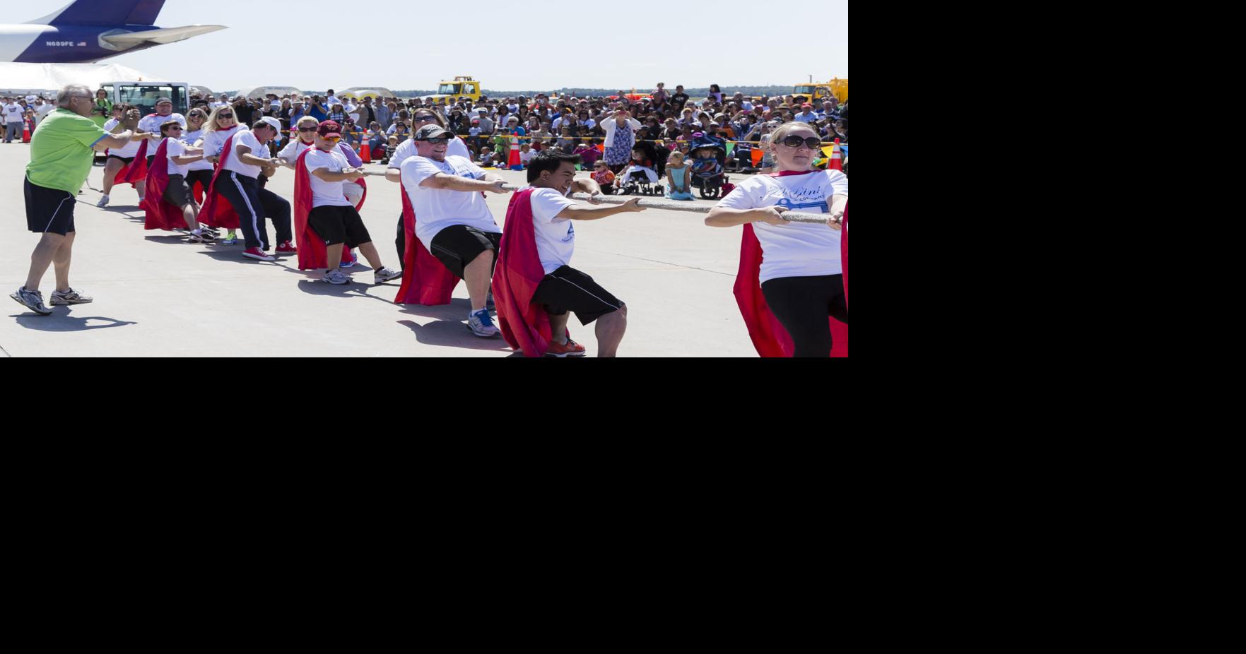Dulles Airport hosts 'plane pull,' festival to support Special Olympics ...