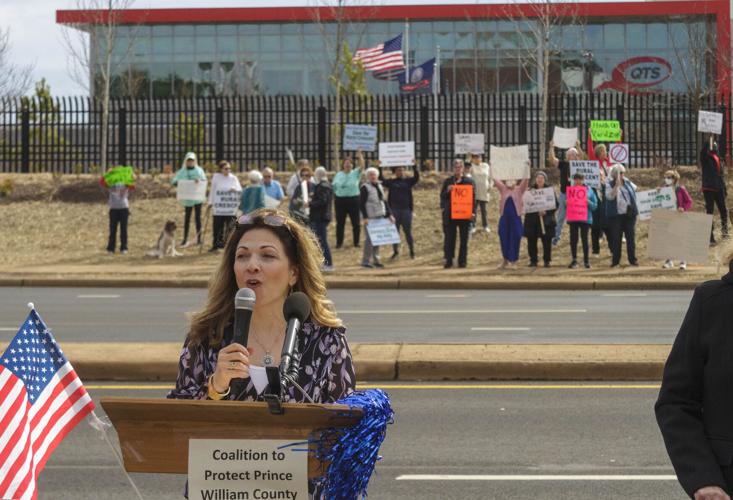 Protesters rally outside data center developer's Manassas office ...