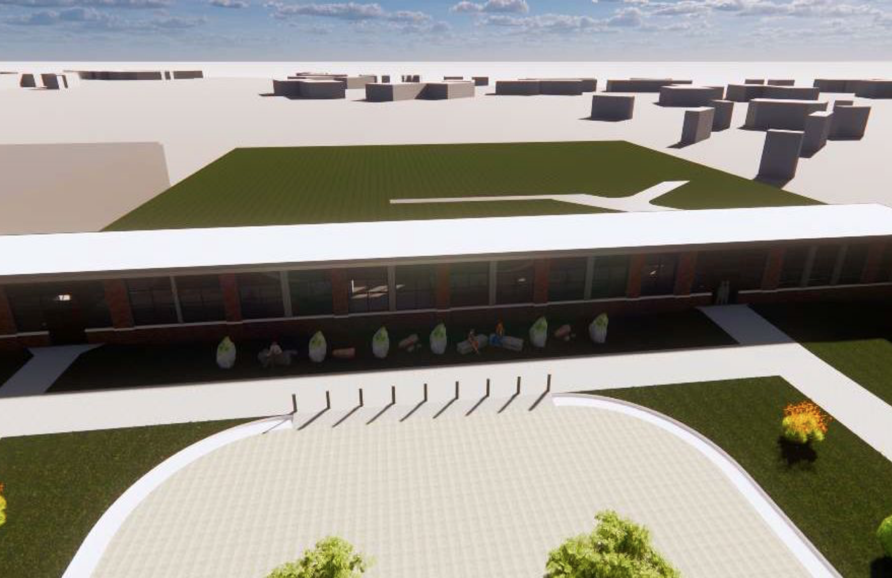 Osbourn High School Connector Project nears completion | Education ...