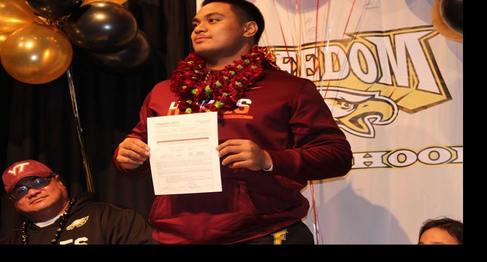 PHOTOS: Local prep football players sign early with colleges | Prince ...