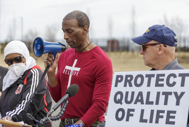 Protesters rally outside data center developer's Manassas office ...