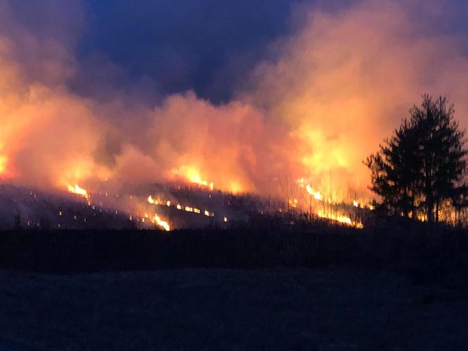 Crews battle brush fires on Quantico Marine Corps base | Headlines ...