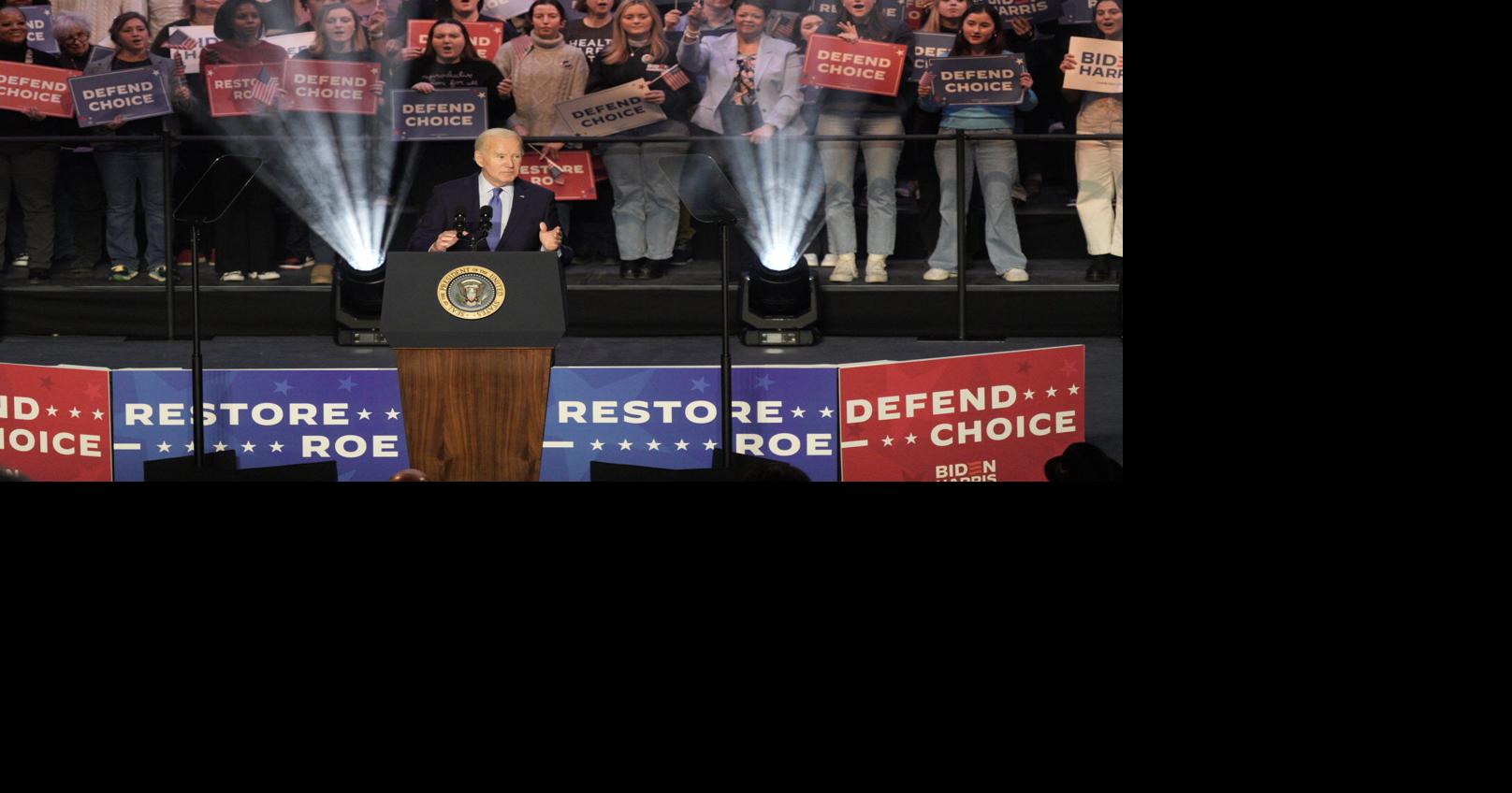 At Manassas rally riddled with interruptions, Biden pledges to 'Restore ...