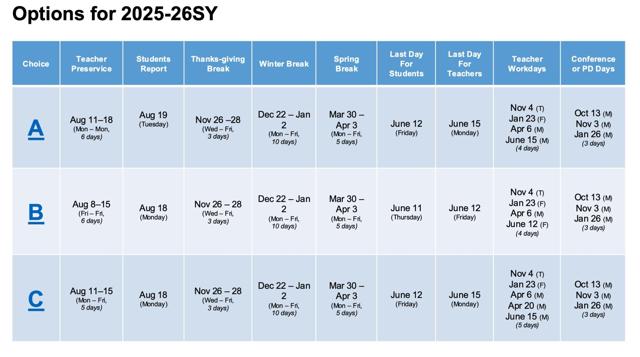 Prince William School Board approves academic calendar for 2025-26 ...