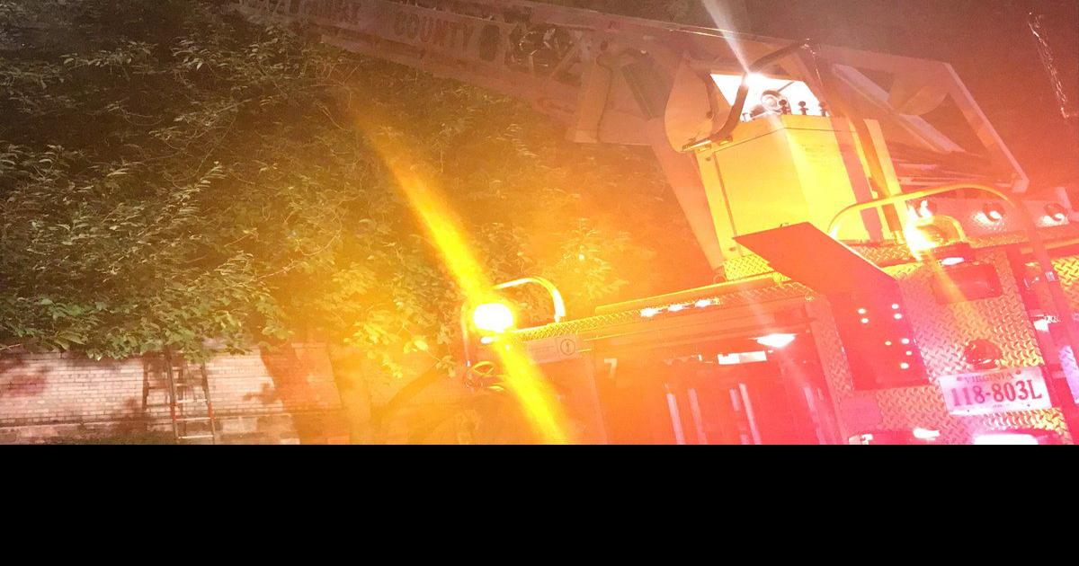 High-rise fire in Alexandria: Ladder crews rescue several residents ...