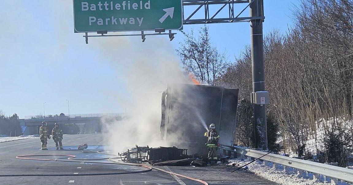 Eastbound lanes of Dulles closed for hours after tractor-trailer fire ...
