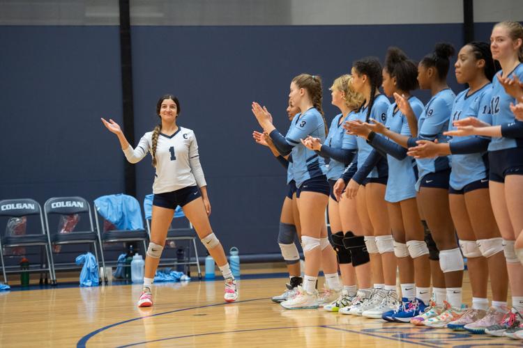 PHOTOS: Colgan beats Grassfield in state volleyball quarterfinals ...