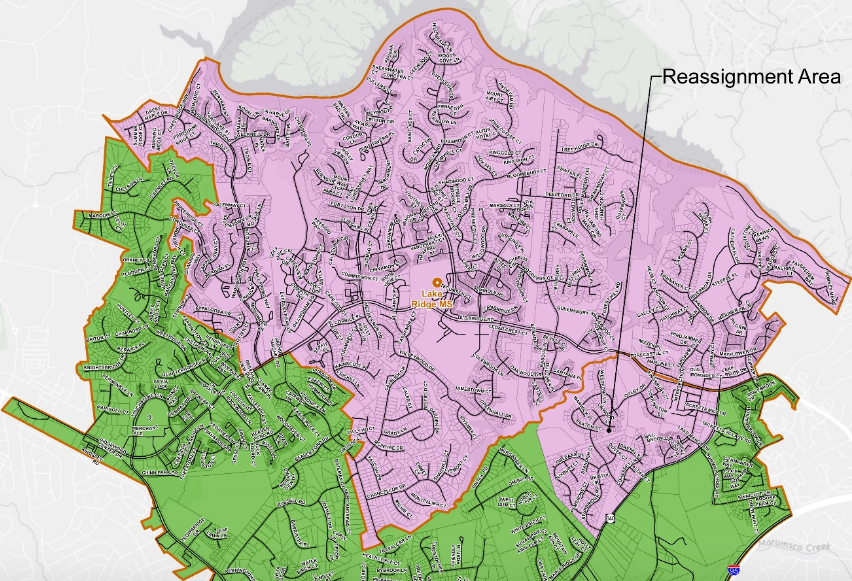 Woodbridge Middle students rezoned to fill new Lake Ridge classrooms ...