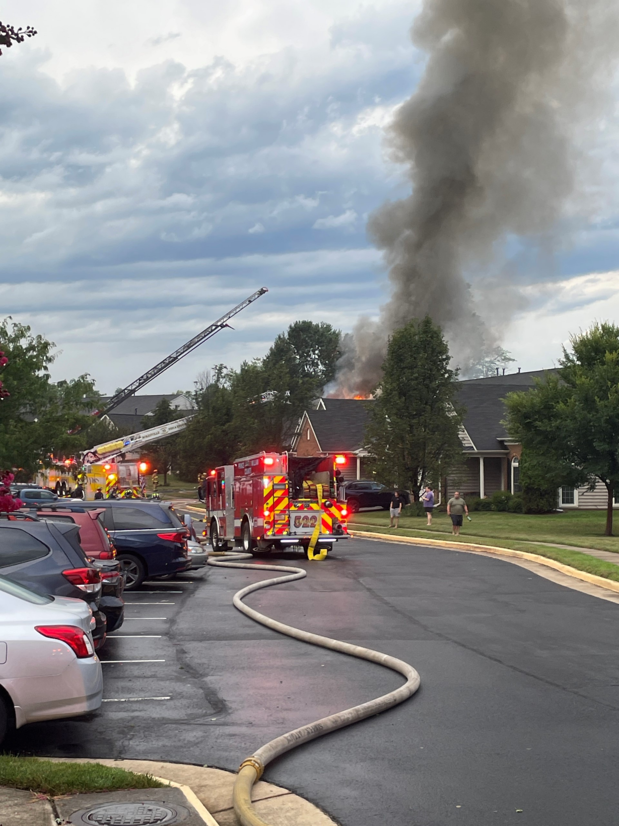 Two Gainesville townhouses damaged in fire caused by lightning strike | Headlines | insidenova.com