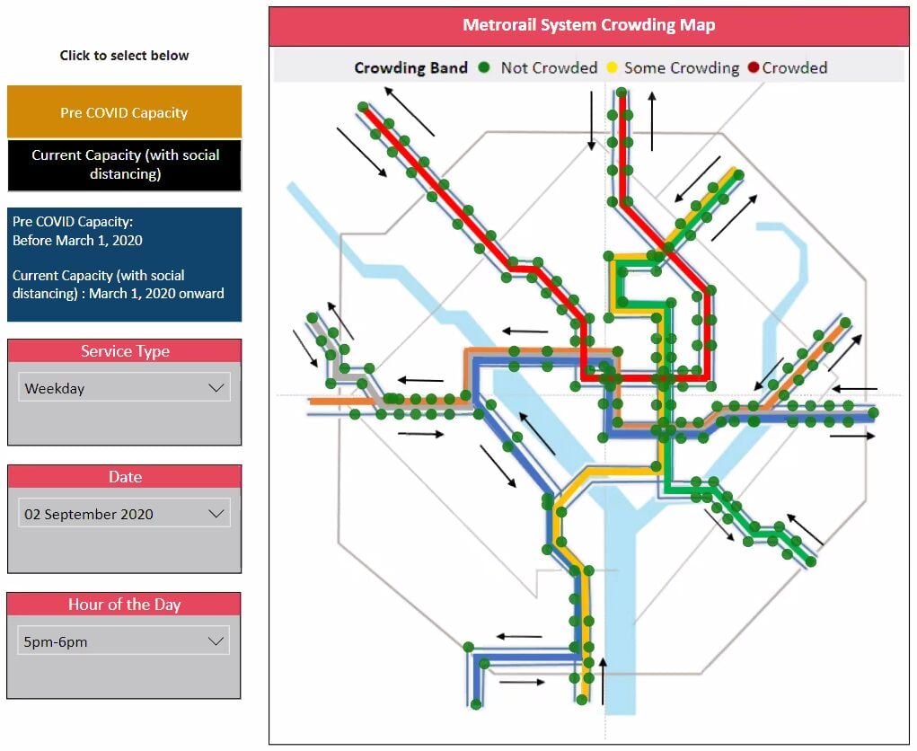 New dashboard identifies safest times to ride Metro | Headlines ...