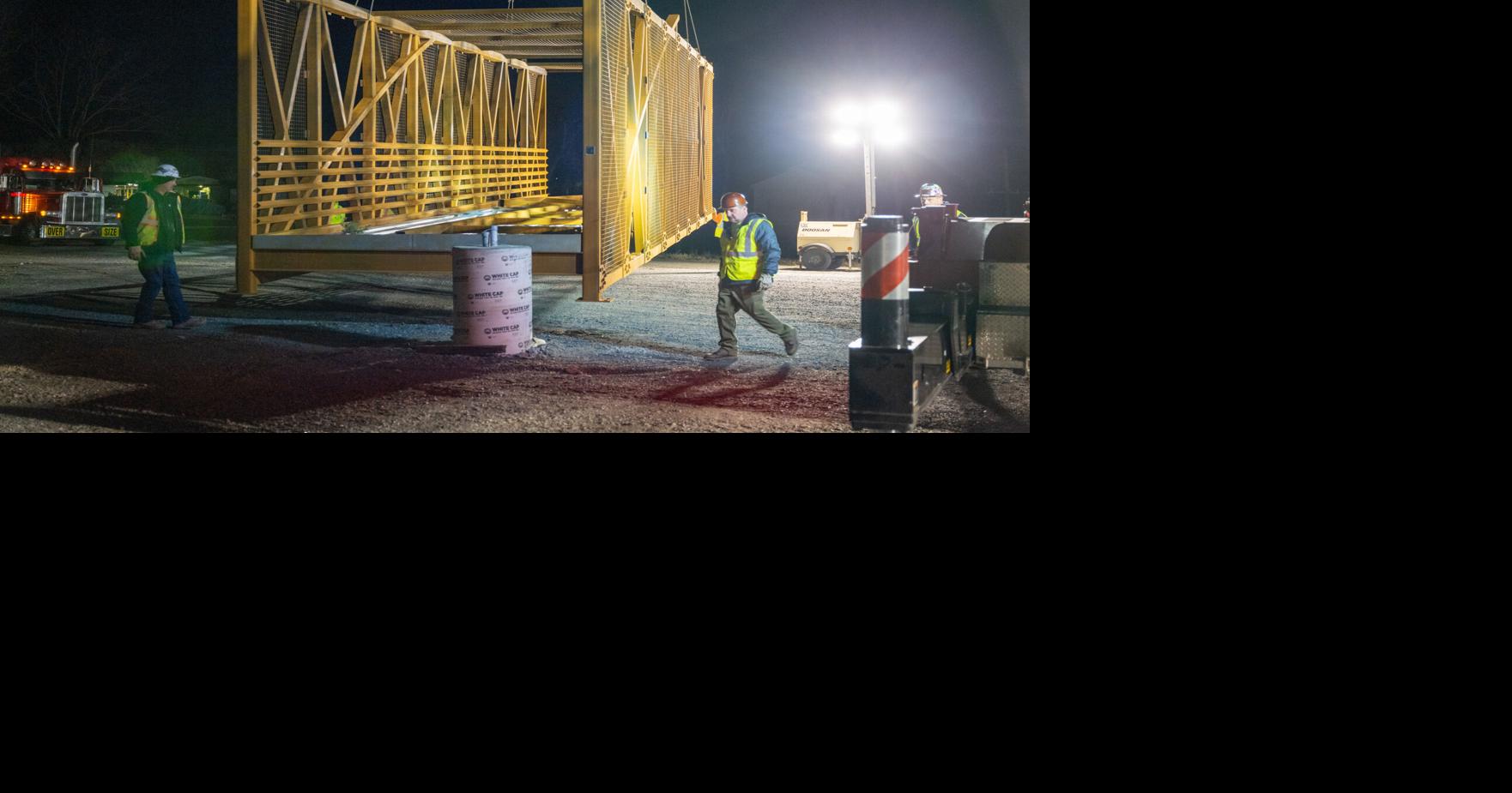 GALLERY: Culpeper Station Pedestrian Bridge delivered downtown ...