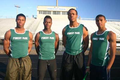 Forest Park's boys 4x2 boys relay team burns up the track | Prince ...
