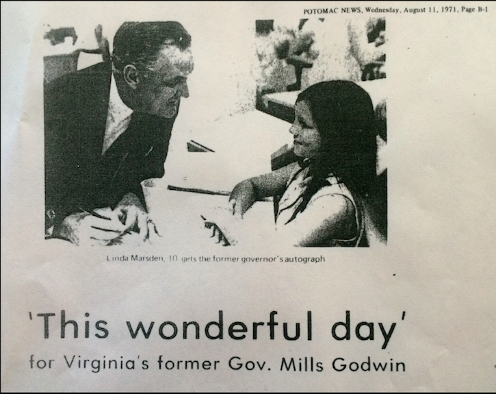 A look back at Mills E. Godwin’s visit to the school bearing his name ...