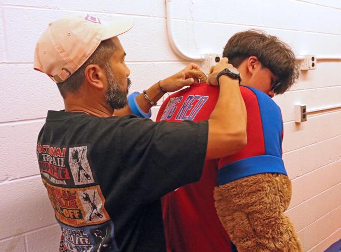 IN PHOTOS: A view from inside Gar-Field's mascot | Sports | insidenova.com