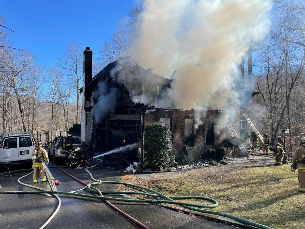 UPDATED: Fire destroys home on Yates Ford Road; one firefighter injured ...