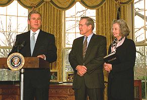 Christening of USS Arlington Set for Fall; Mrs. Rumsfeld to Be Sponsor ...