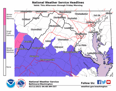 Snow, freezing rain in forecast tonight for Stafford, Spotsylvania ...