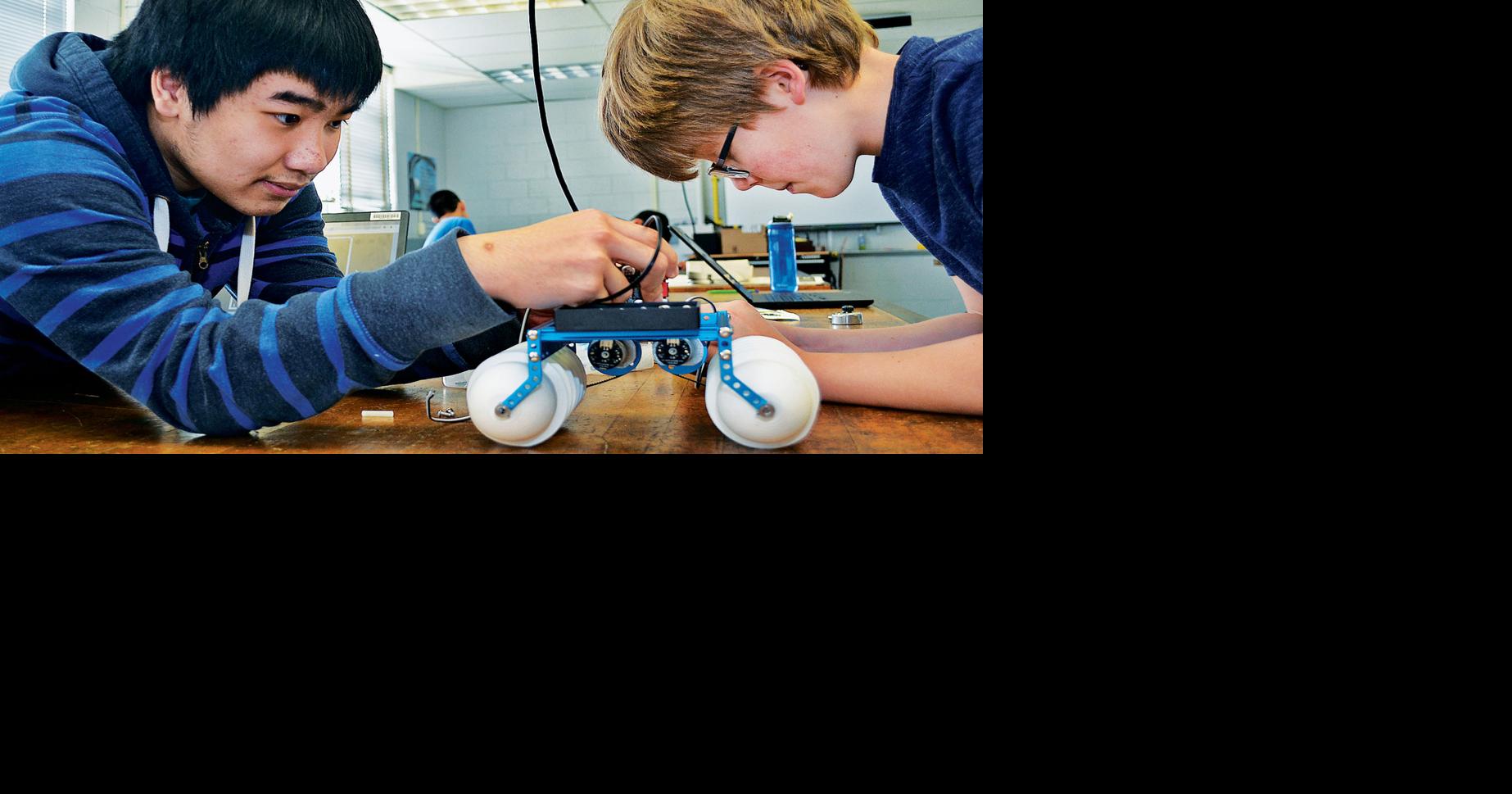 Middle school’s shop classes stress technology, creativity, persistence ...
