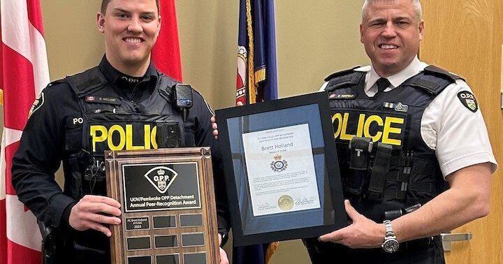 UOV OPP recognizes exceptional officer – Brett Holland