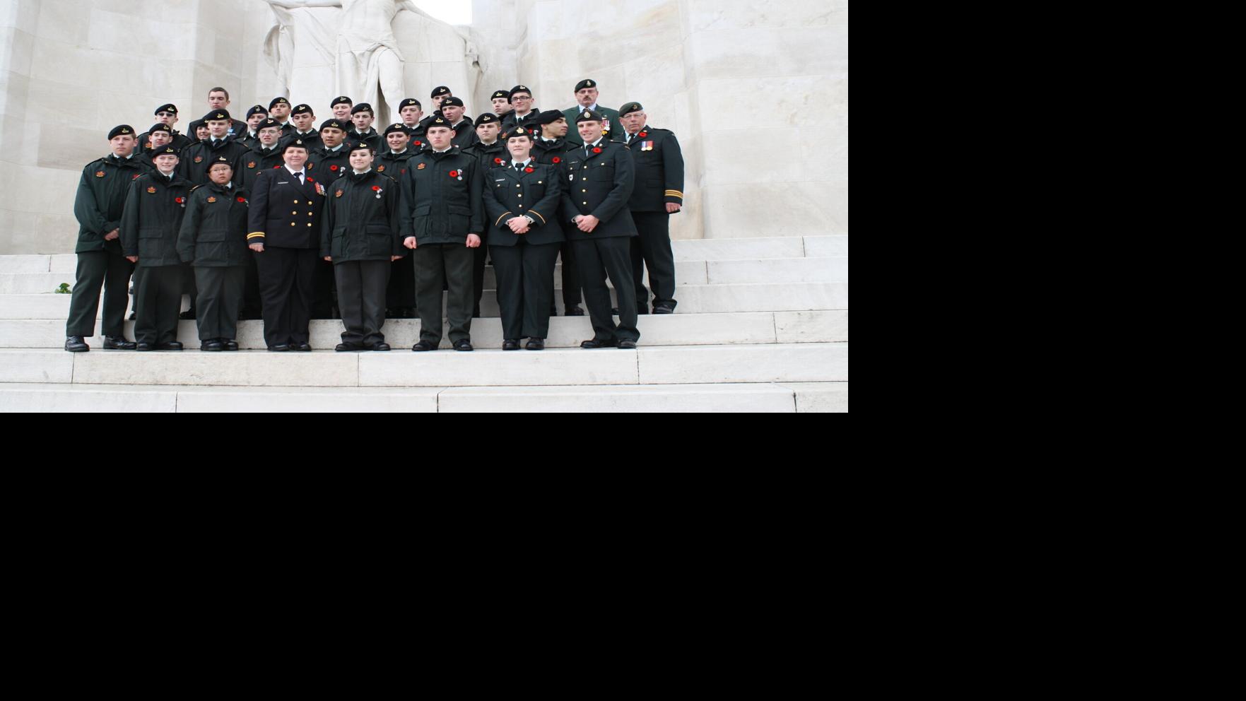 Vimy Ridge tour a ‘wonderful experience’ for cadets