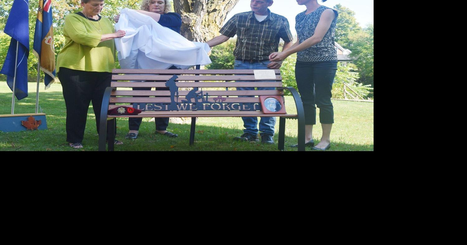 WITH VIDEO: Abide with me: Perth Legion dedicates bench to Eric Devlin ...