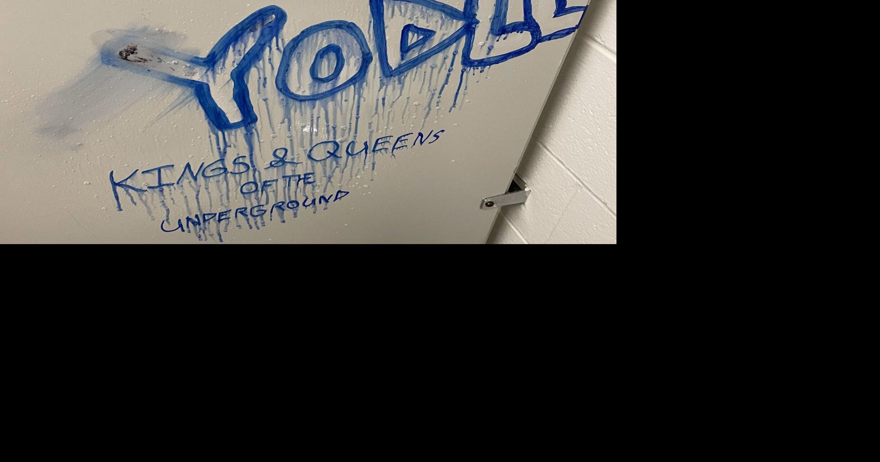 ‘Defaced two of the washrooms’: Police seek information in mischief at ...