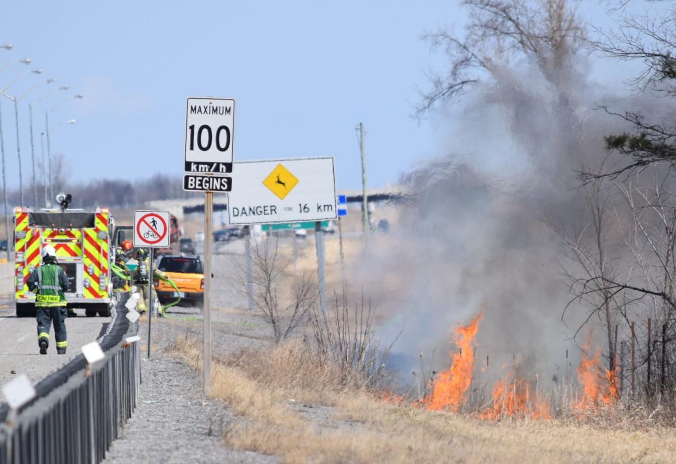 Grass fire east of Carleton Place under investigation by OPP